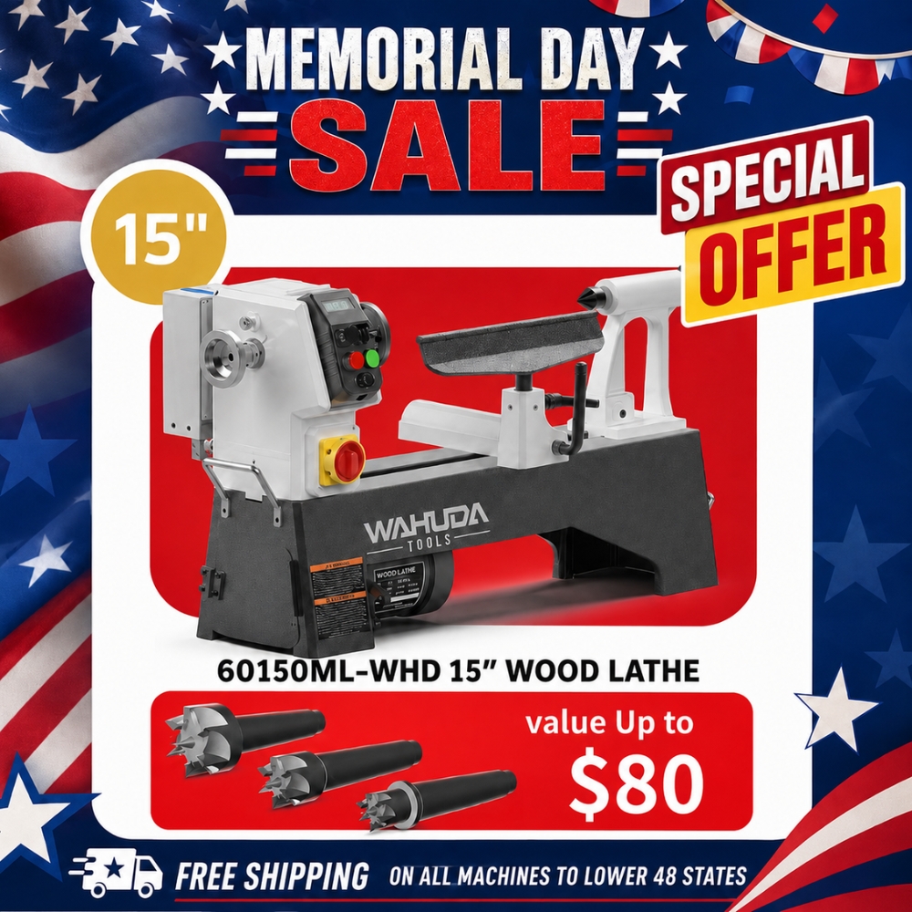 15" Wood Lathe - Wahuda Tools
